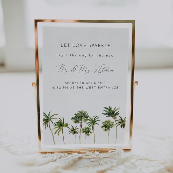 Wedding Sign Sparkler Send Off - Etsy