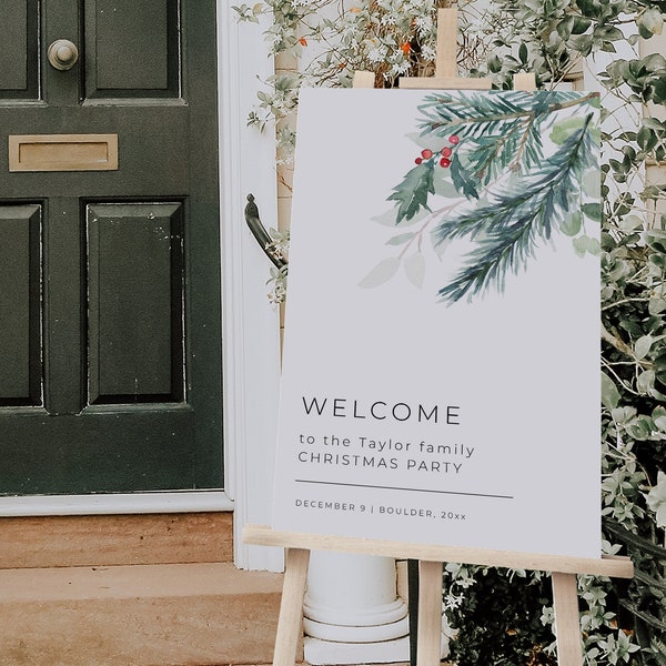 Christmas Party Sign - Etsy