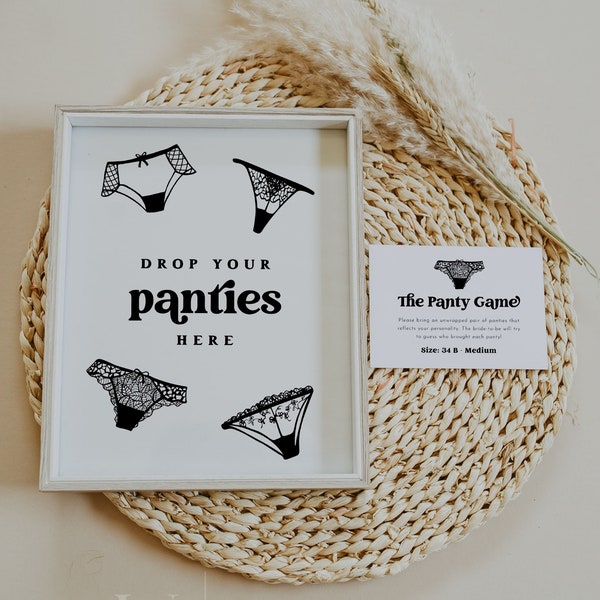 Drop Your Panties - Etsy