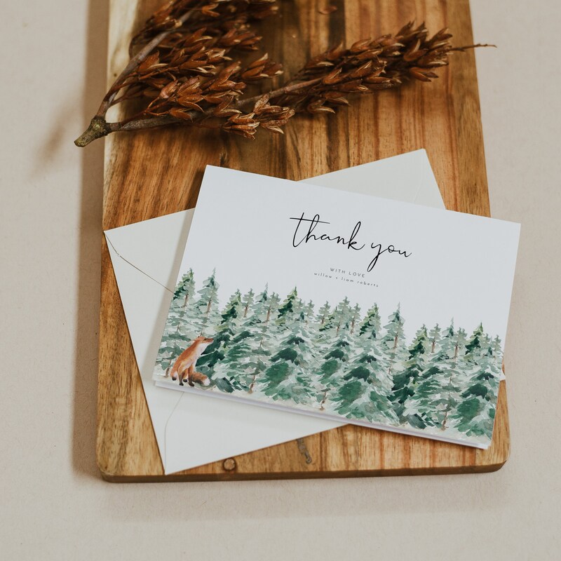 Thank You Cards Printable - Etsy