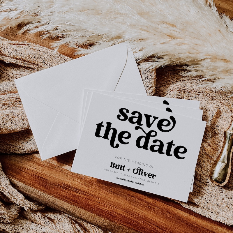 Fun Save the Date - Etsy