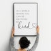 In A World Where You Can Be Anything Be Kind Printable Wall | Etsy