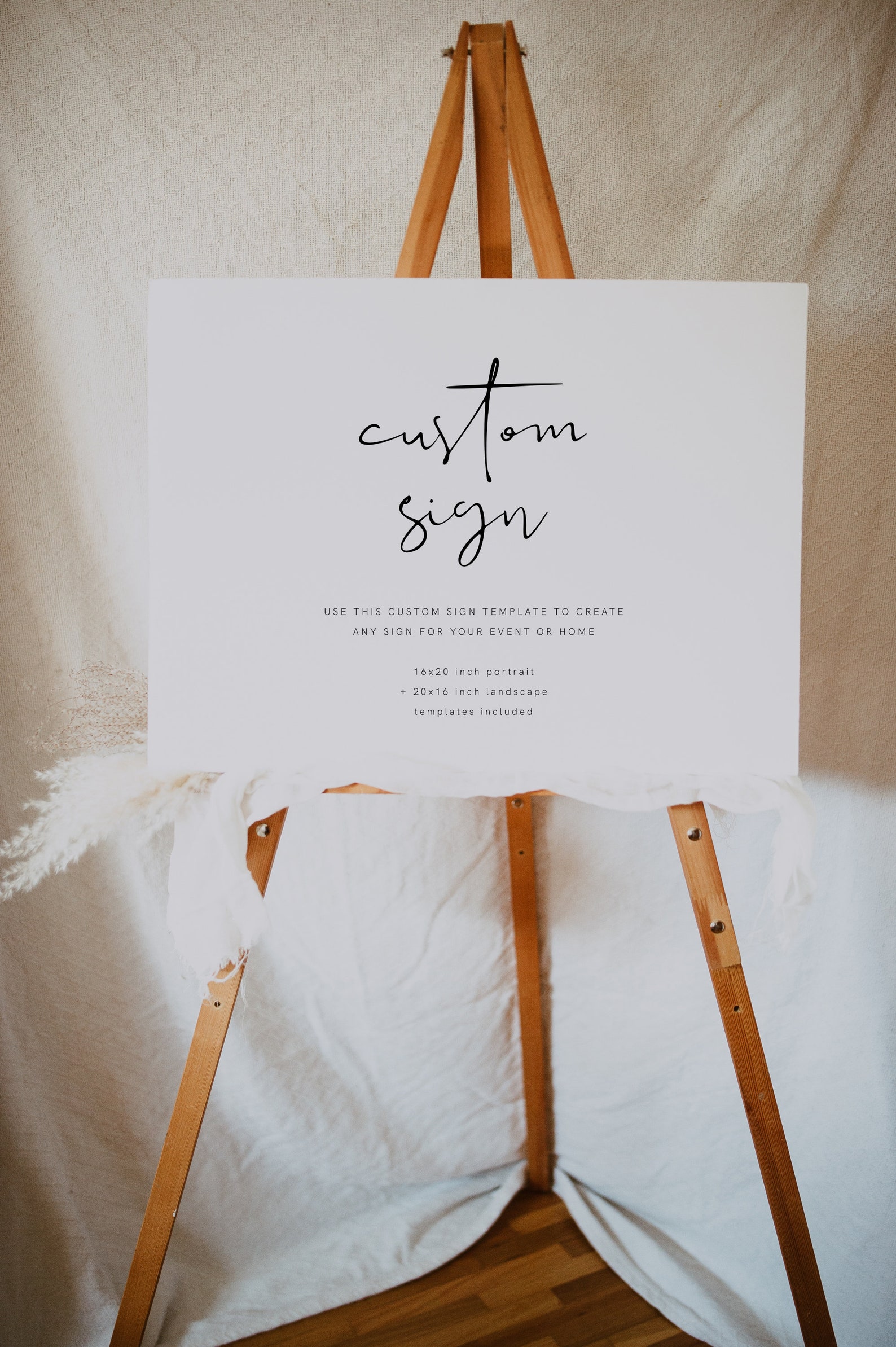 Editable Sign Template Custom Sign Editable Sign Corjl - Etsy