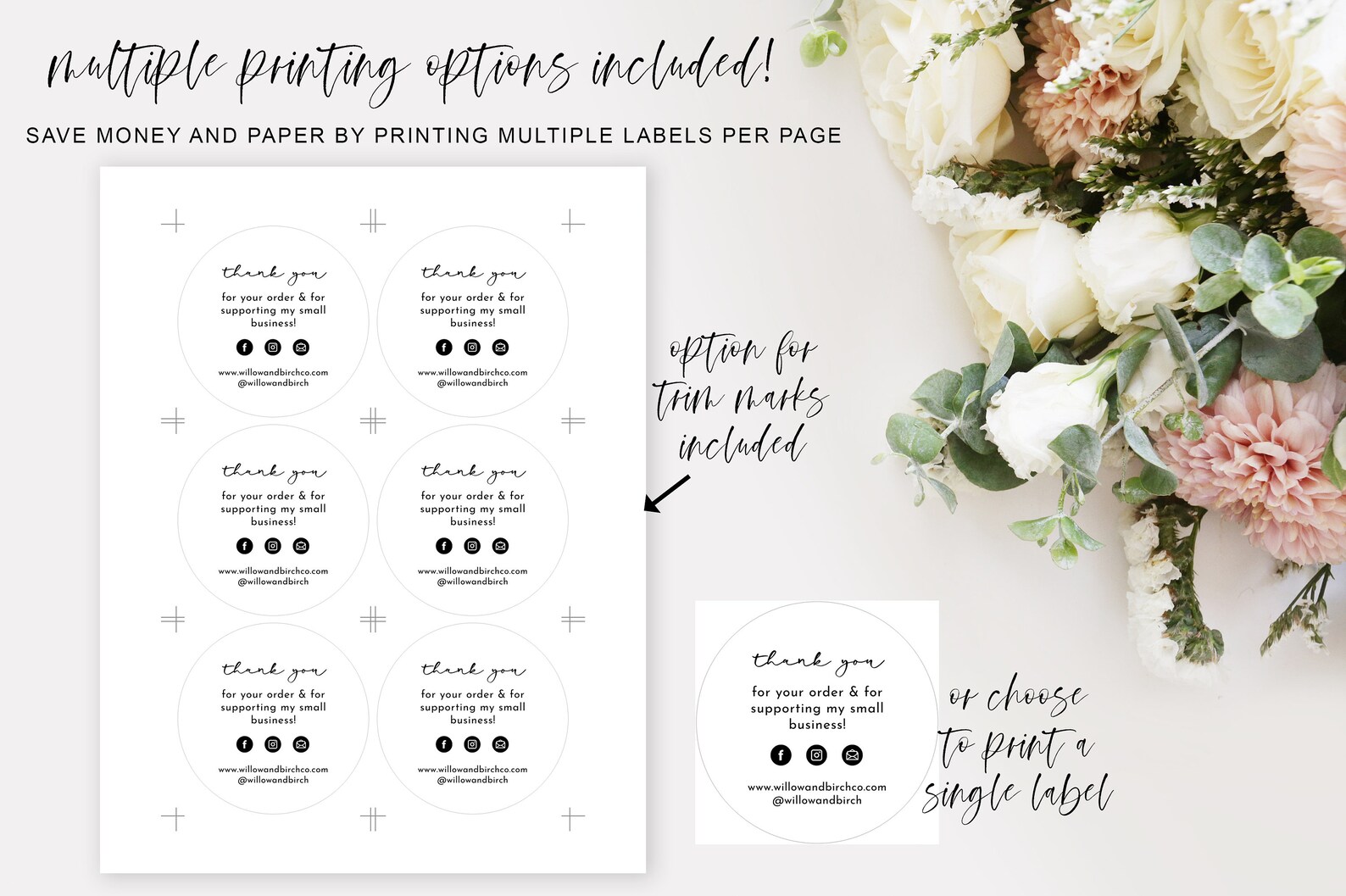 Printable Small Business Stickers Small Business Labels - Etsy