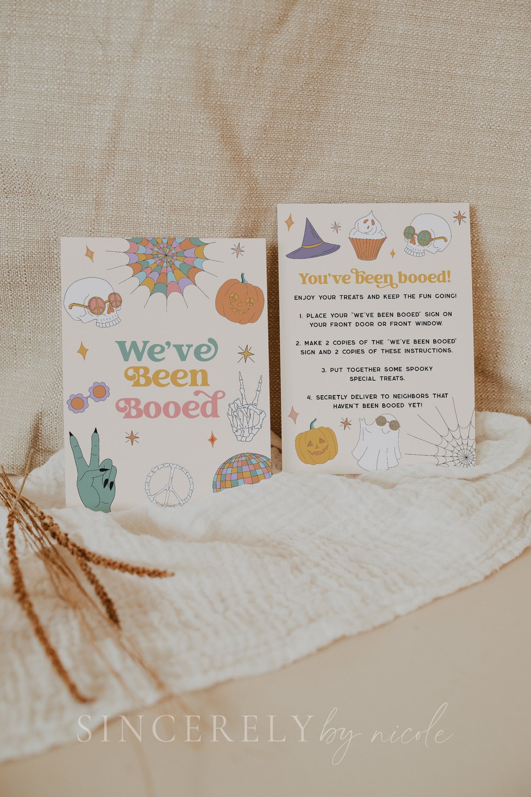 You've Been Booed Halloween Game Template, We've Been Booed Halloween ...