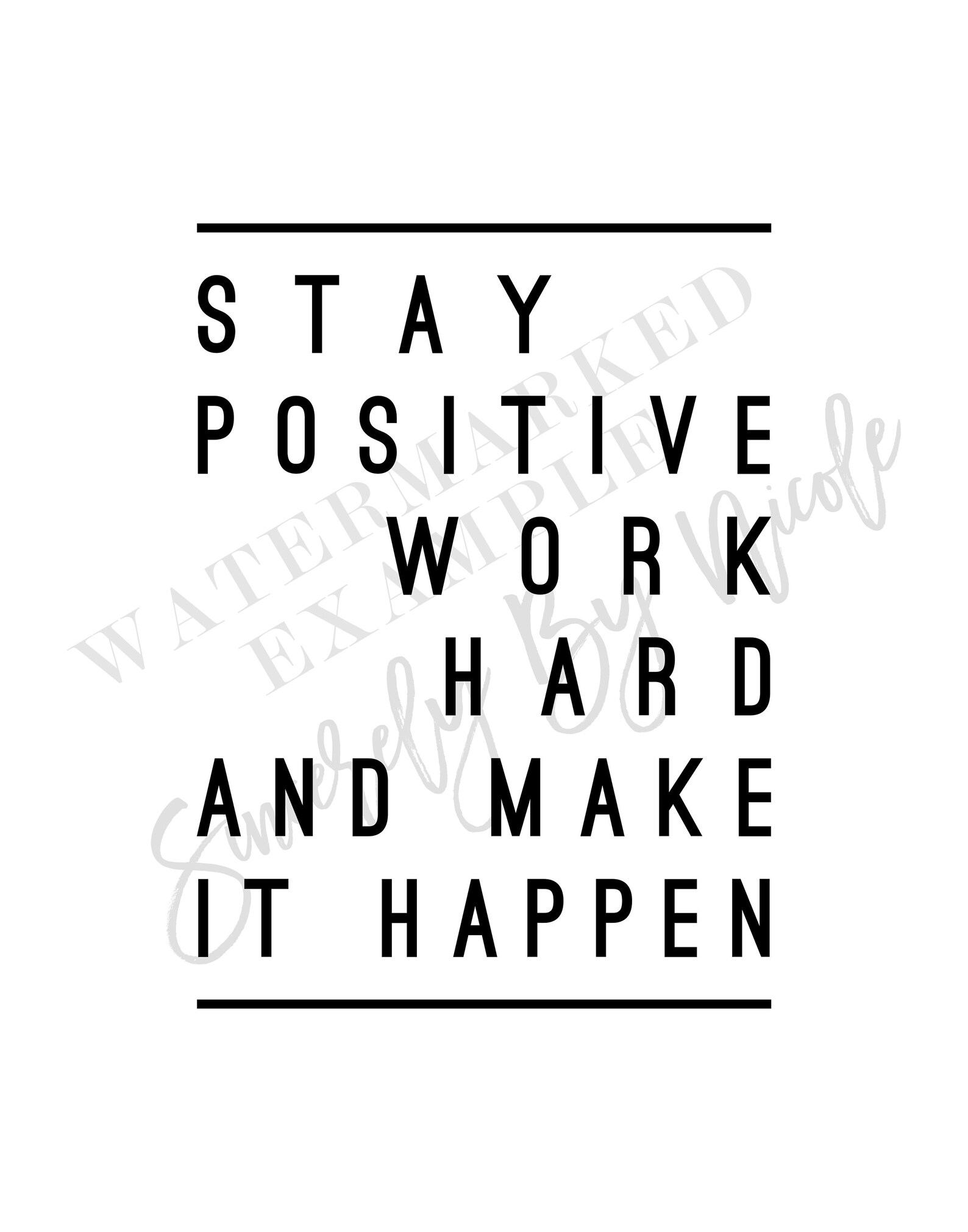 Motivational Quote Motivational Sign Positive Saying - Etsy