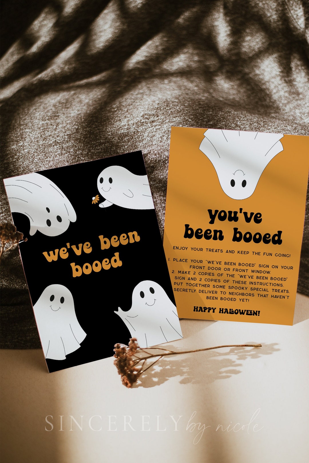You've Been Booed Sign, You've Been Booed Halloween, You've Been Booed ...
