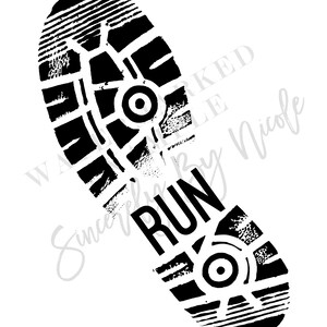 RUN, Printable Quote, Marathon Wall Decor, Running Gift, Run Motivation ...