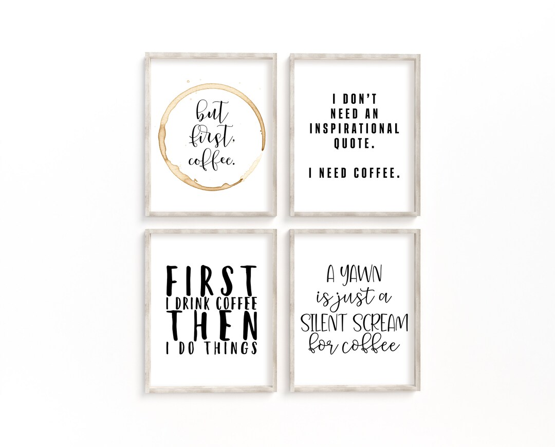 ULTIMATE Coffee Lover Sign Bundle, Coffee Bar, Coffee Shop Decor ...