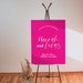 Colorful Wedding Welcome Sign Template, Pink Wedding Welcome Sign, Hot ...