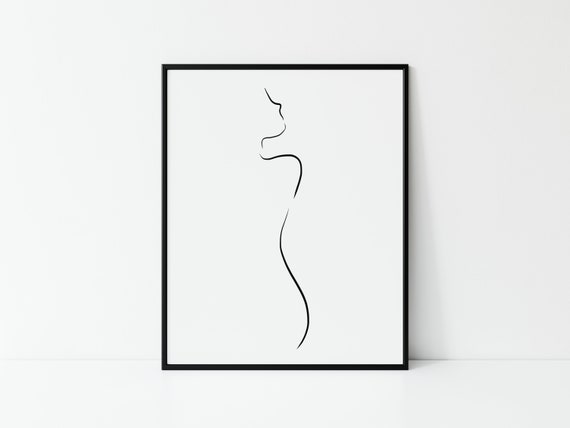 Female Form Line Art