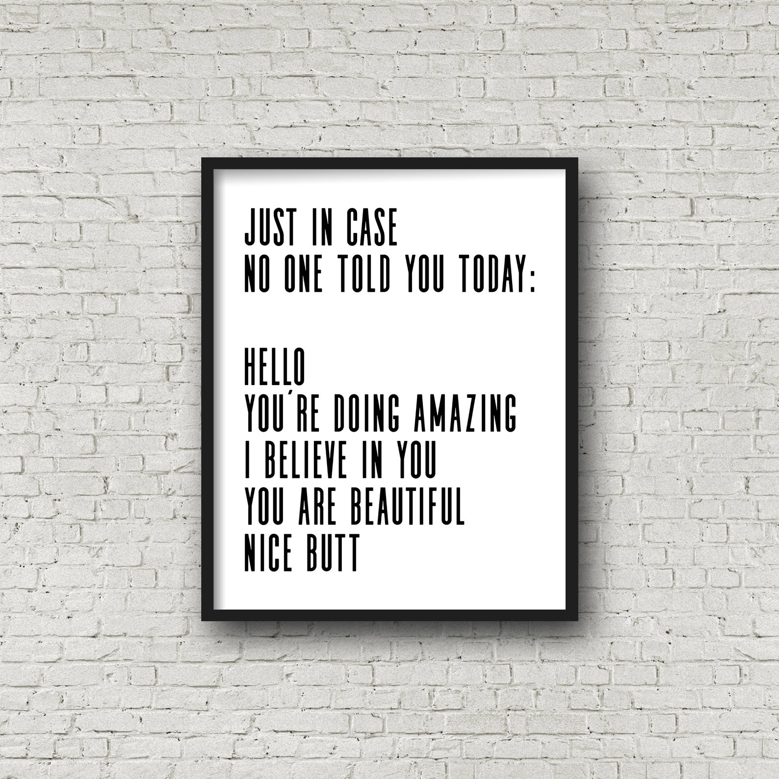 Funny Poster Funny Wall Art Typography Print Funny Wall - Etsy