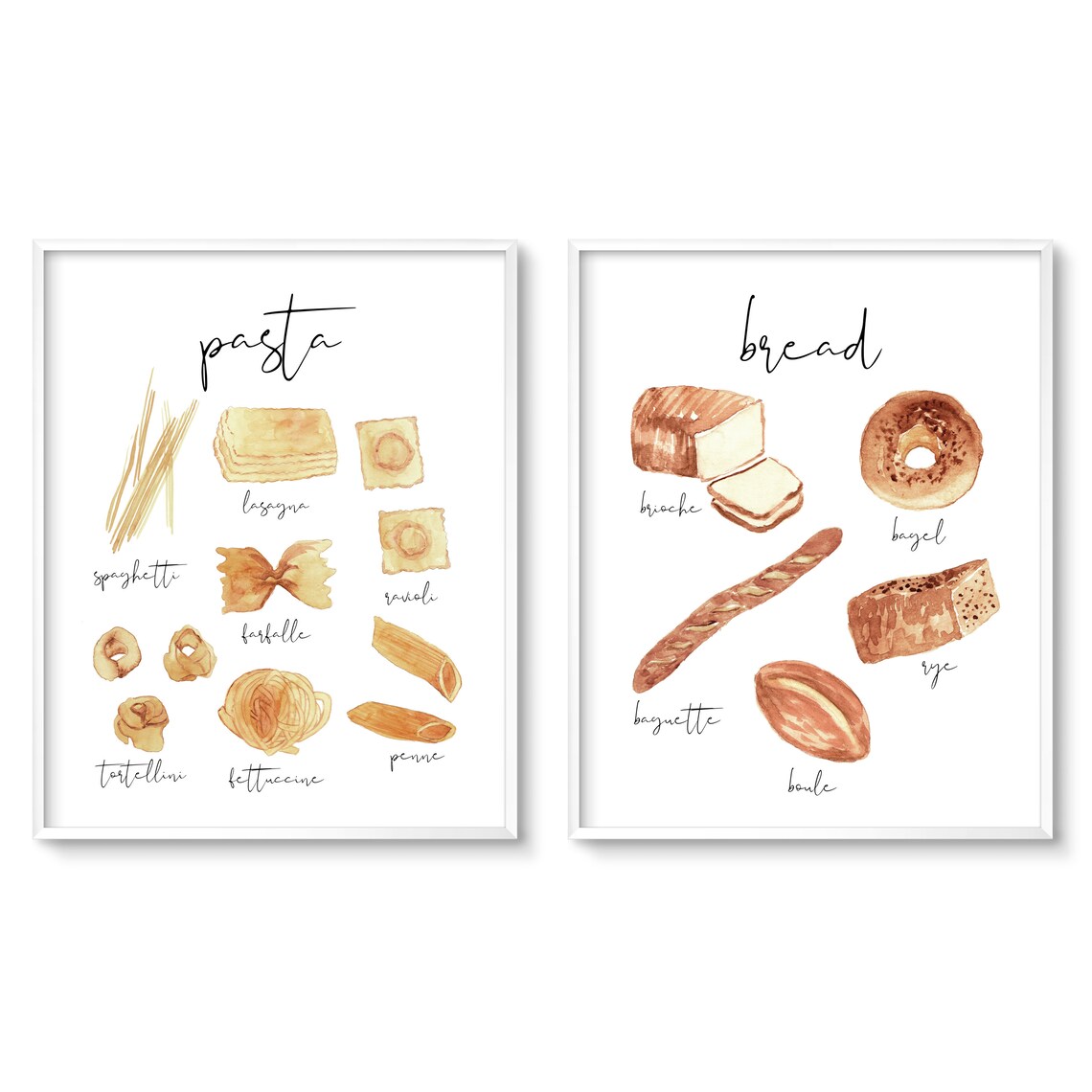 Printable Kitchen Decor Bread Wall Art Kitchen Wall Art | Etsy