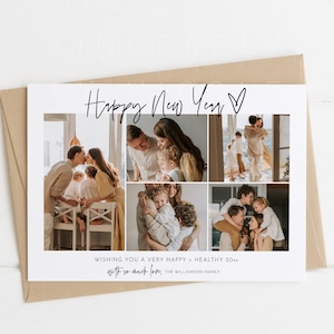 Happy New Year Card - Etsy