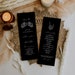 Gothic Wedding Program Template, Dark Moody Fall Wedding, Halloween ...