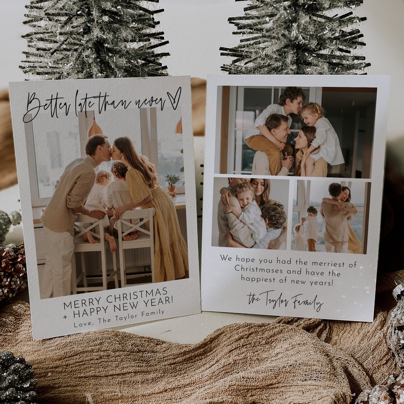 Late Christmas Card - Etsy