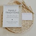 Editable Printable Family Traditions Card Family Traditions - Etsy
