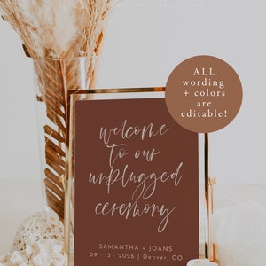 Editable Custom Sign, Printable Signs, Retro Sign Editable Printable ...