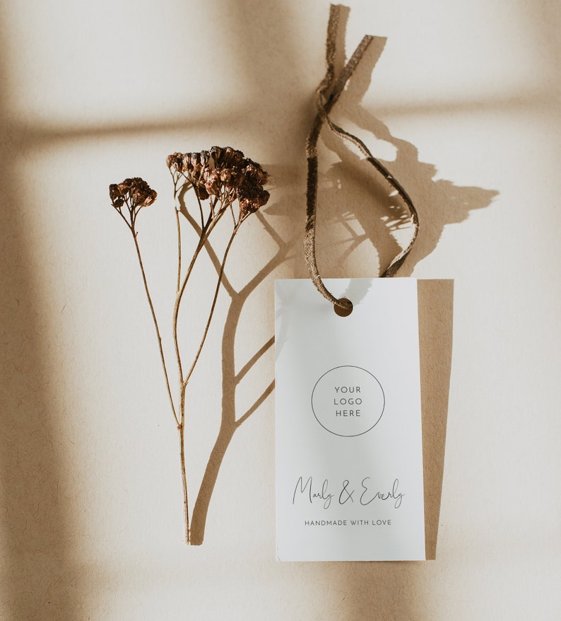 Editable Hanging Tags Template Printable Fashion Label - Etsy