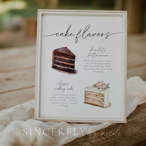 Wedding Cake Sign - Etsy
