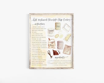 Recipe Printable Wall Art - Etsy