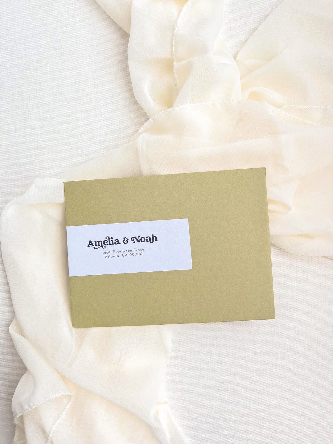 Wraparound Address Label Template, Wrap Label Template, Retro ...