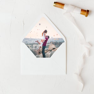 Photo Envelope Liner, Custom Envelope Liner With Picture, Printable ...