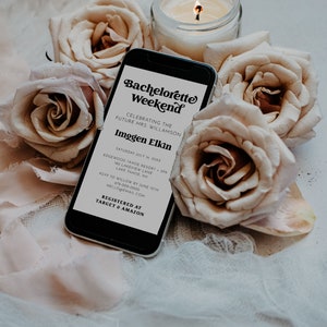 Text Bachelorette Party Invitation, Bachelorette Invite Instant ...