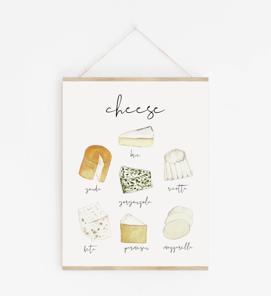 Printable Kitchen Decor Pasta Wall Art Kitchen Wall Art - Etsy