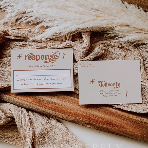 Rsvp Postcard - Etsy