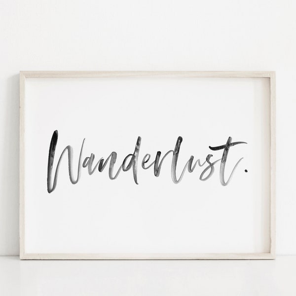 Wanderlust Print - Etsy