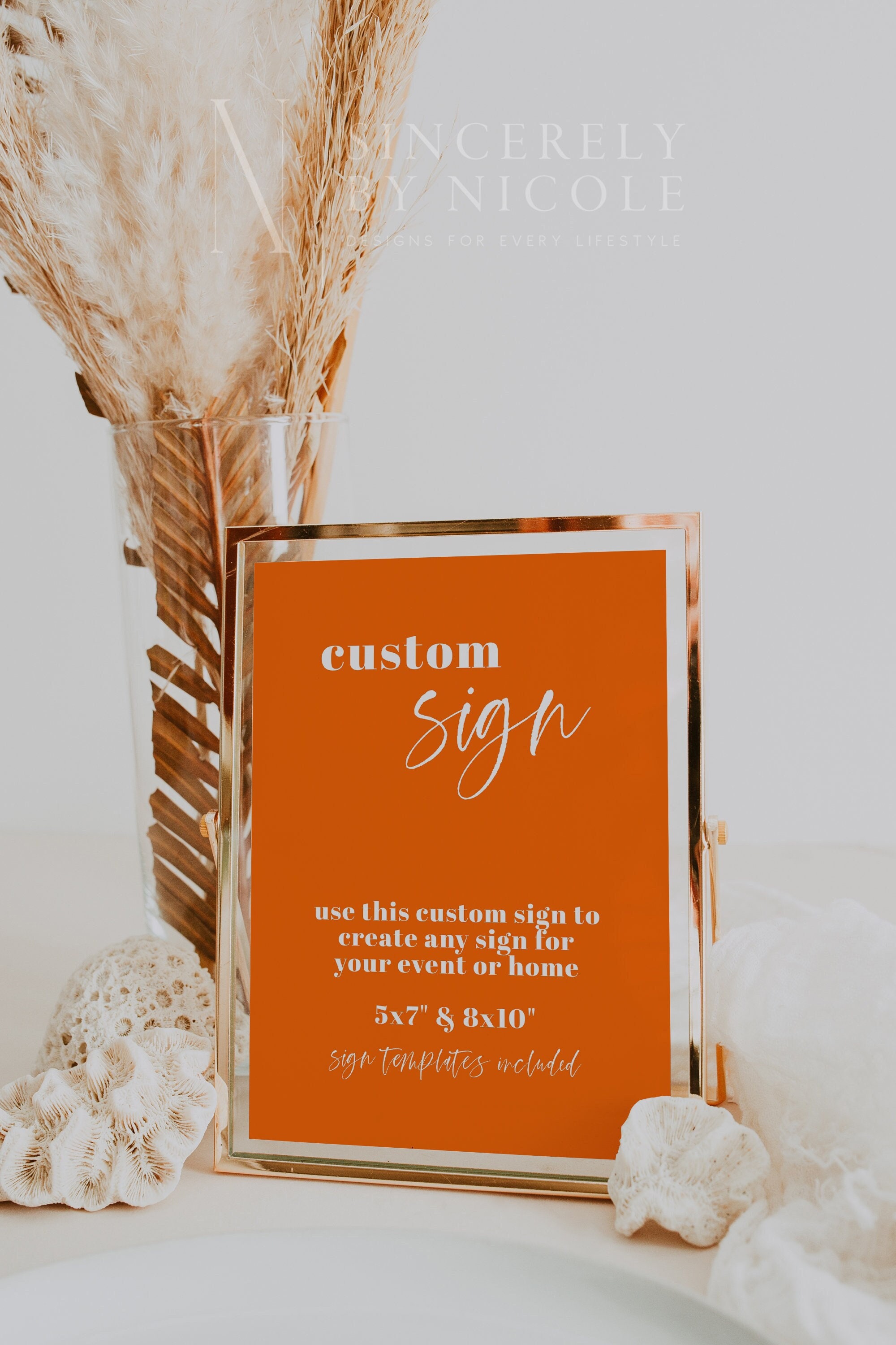 Colorful Wedding Custom Sign, Orange Wedding Signage, Orange Theme ...