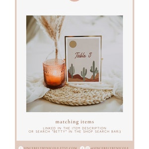 Western Wedding Table Numbers, Ranch Wedding Table Numbers Template ...