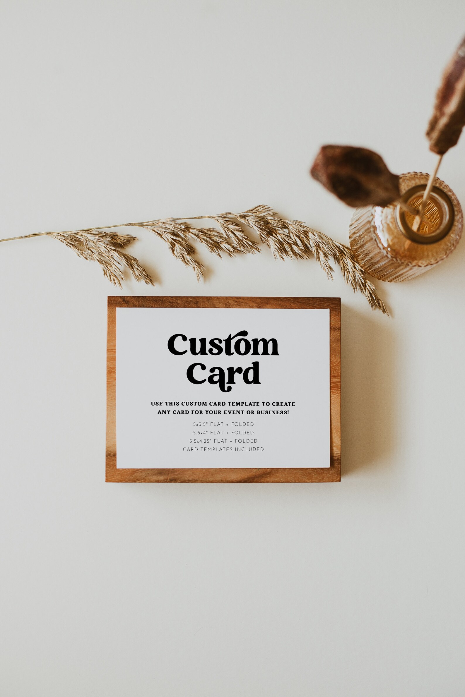 Printable Custom Card Editable DIY Card Template Retro - Etsy