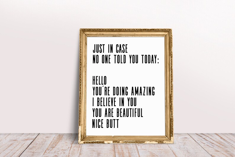 Funny Poster Funny Wall Art Typography Print Funny Wall - Etsy