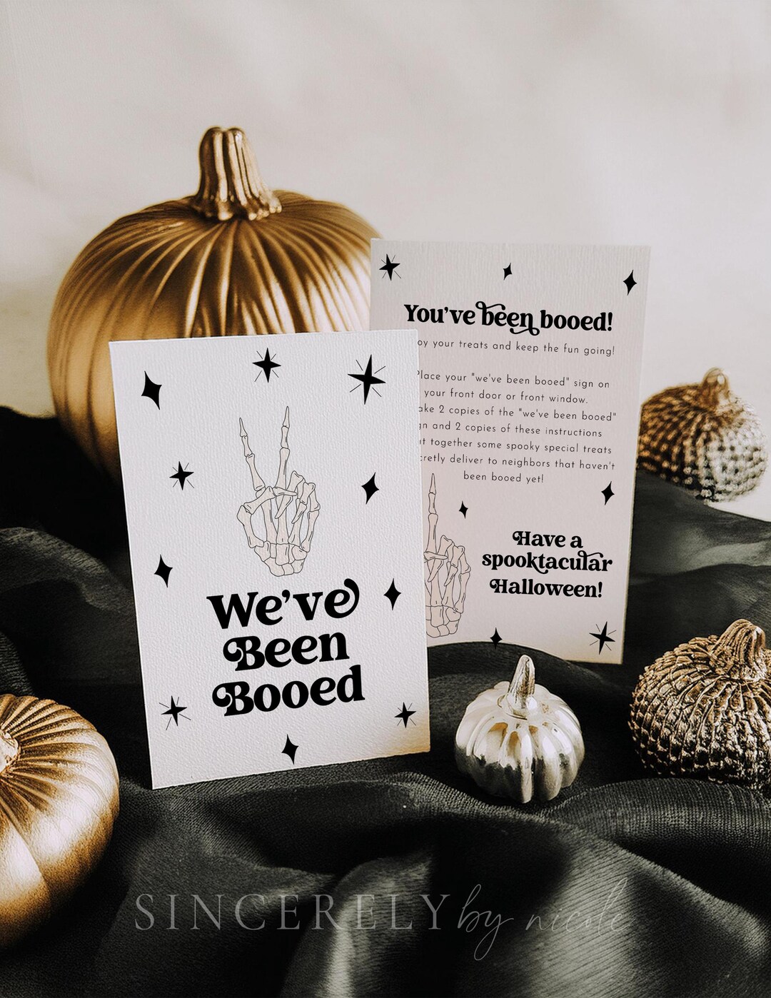 You've Been Booed Halloween Game Template, We've Been Booed Halloween ...