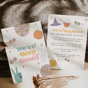 You've Been Booed Halloween Game Template, We've Been Booed Halloween ...