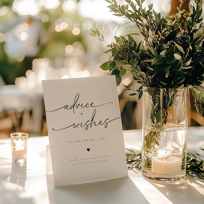 PRINTED & SHIPPED Advice and Wishes for the New Mr. and Mrs Game ...