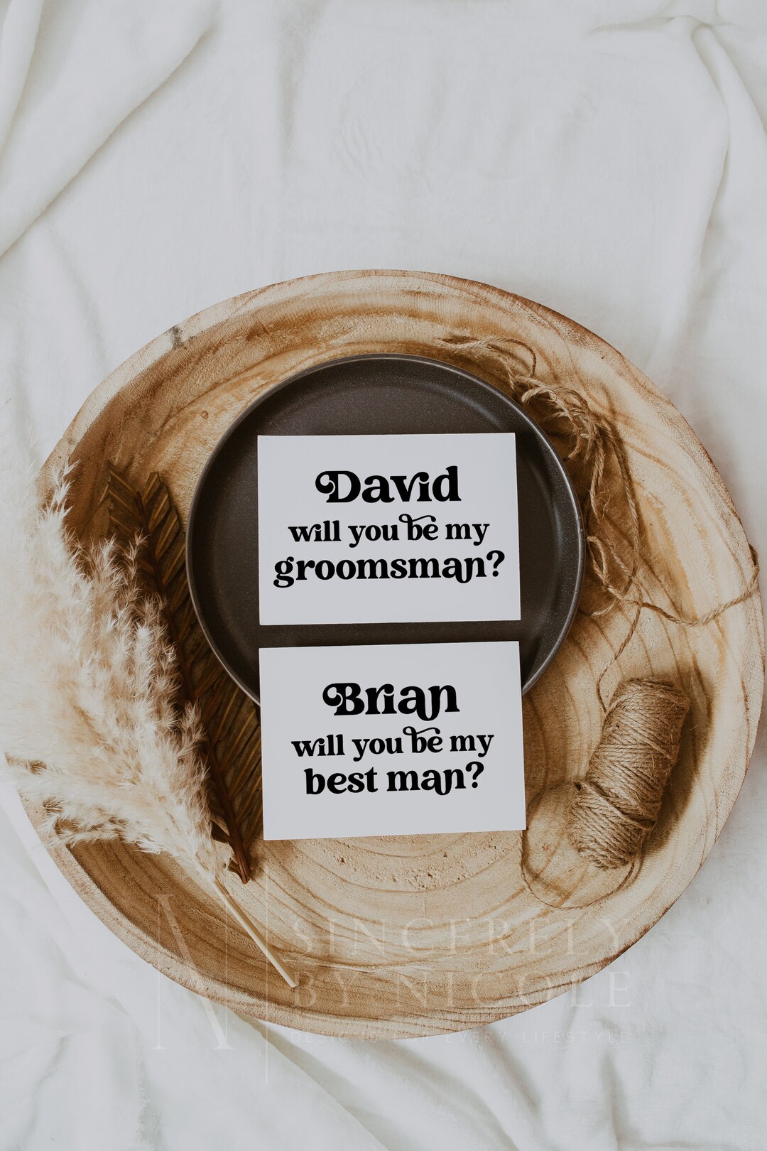 Groomsmen Proposal, Editable Printable Best Man Proposal Template ...