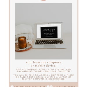 Editable Custom Sign, Printable Signs, Retro Sign Editable Printable ...