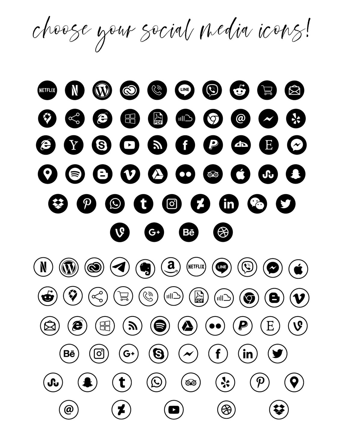 Social Media Sign Social Media Sign Template Follow Us on - Etsy