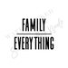 Family Over Everything, Family Sign, Family Print, Living Room Prints ...