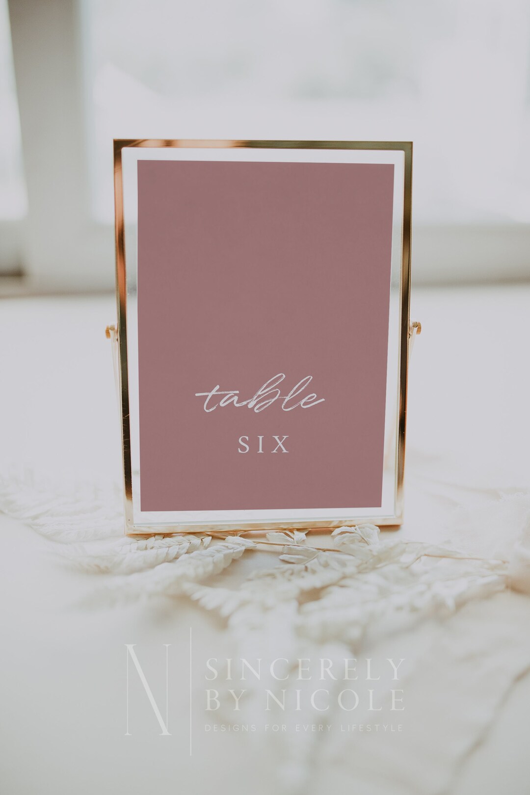 Blush Pink Table Numbers, Editable Printable Modern Pink Table Number ...