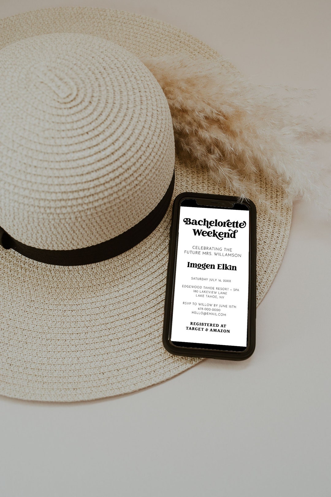 Text Bachelorette Party Invitation, Bachelorette Invite Instant ...