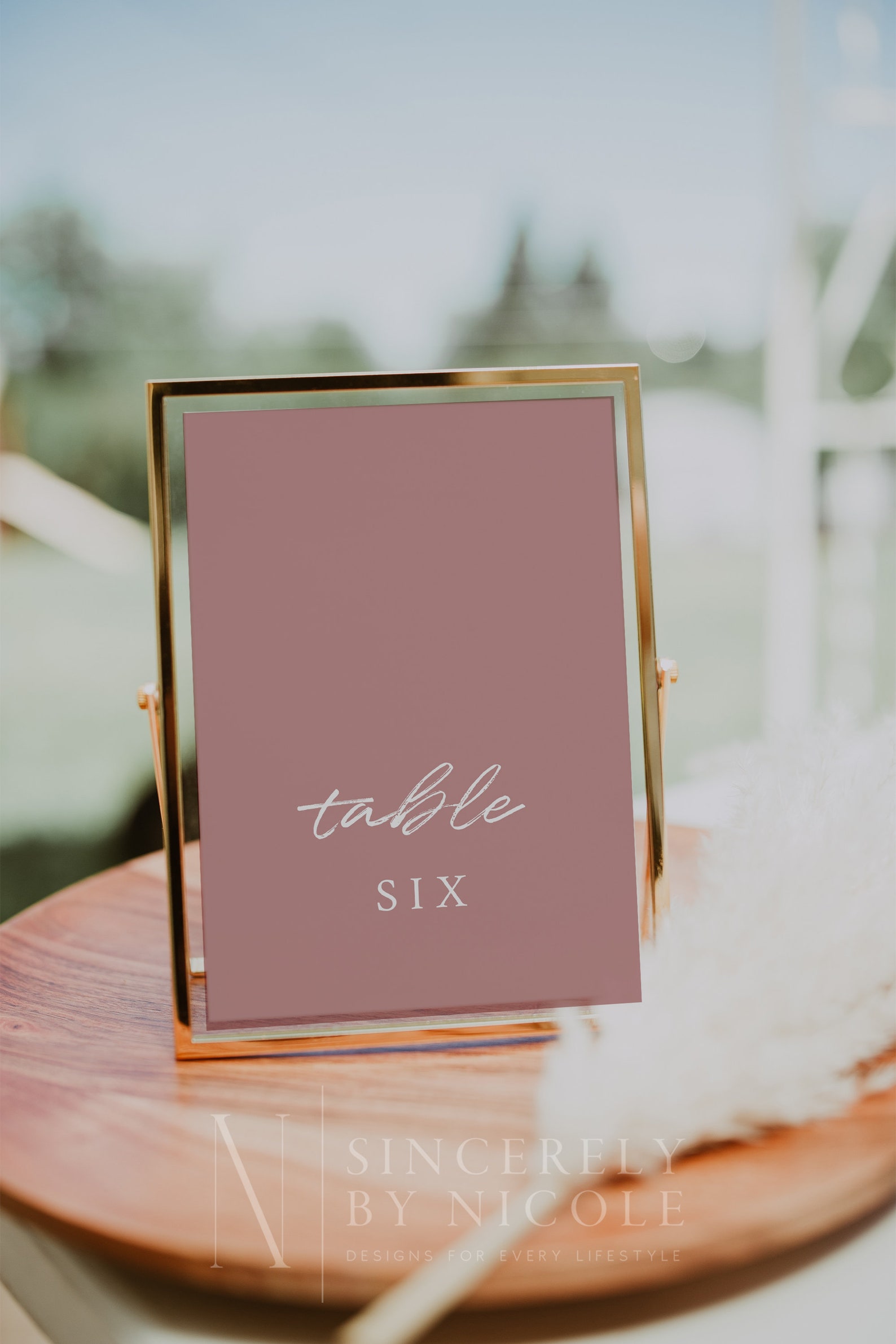 Blush Pink Table Numbers Editable Printable Modern Pink Table - Etsy