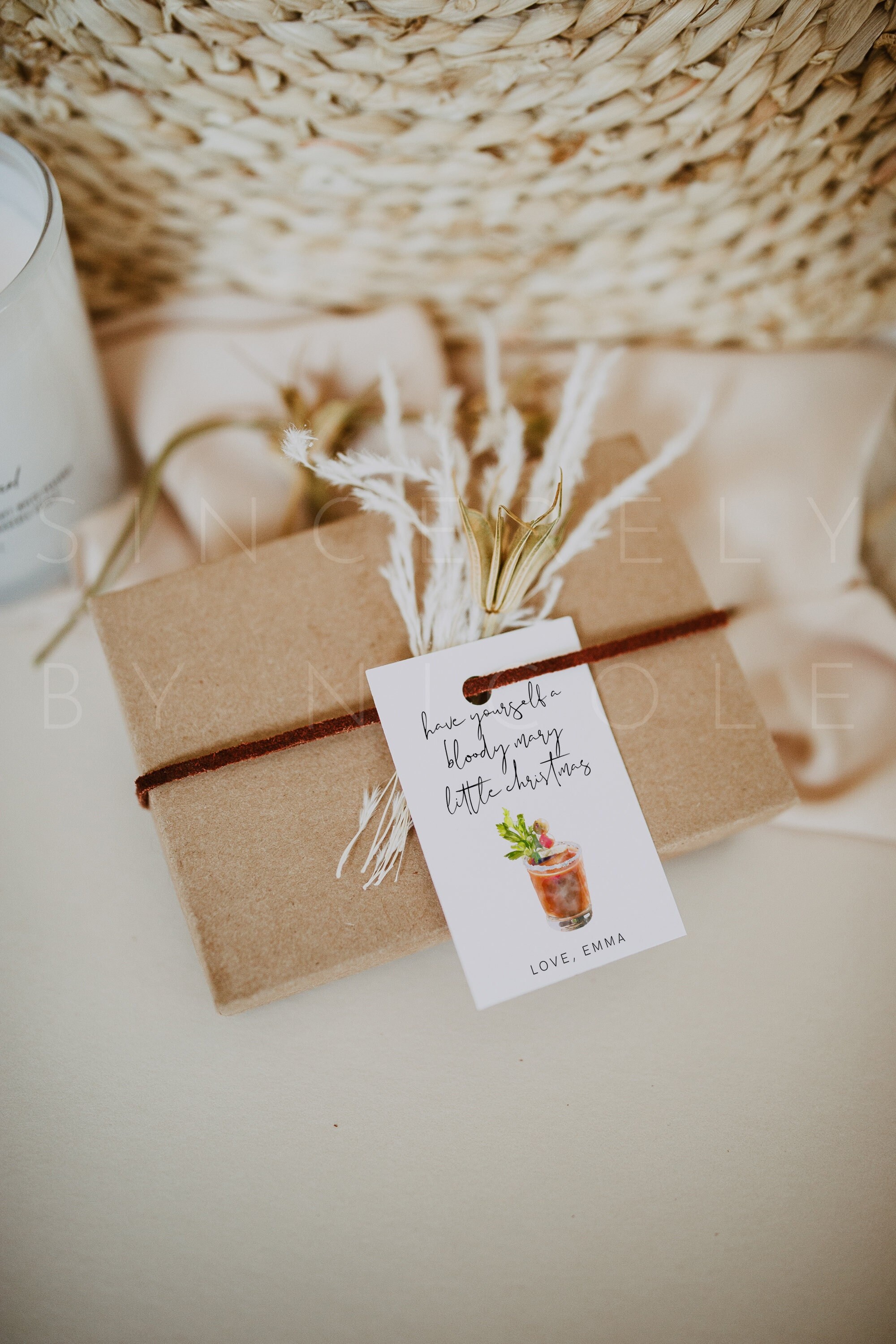 Bloody Mary Tag Editable Printable Bloody Mary Little - Etsy