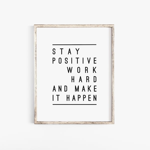 Positive Quote Signs - Etsy