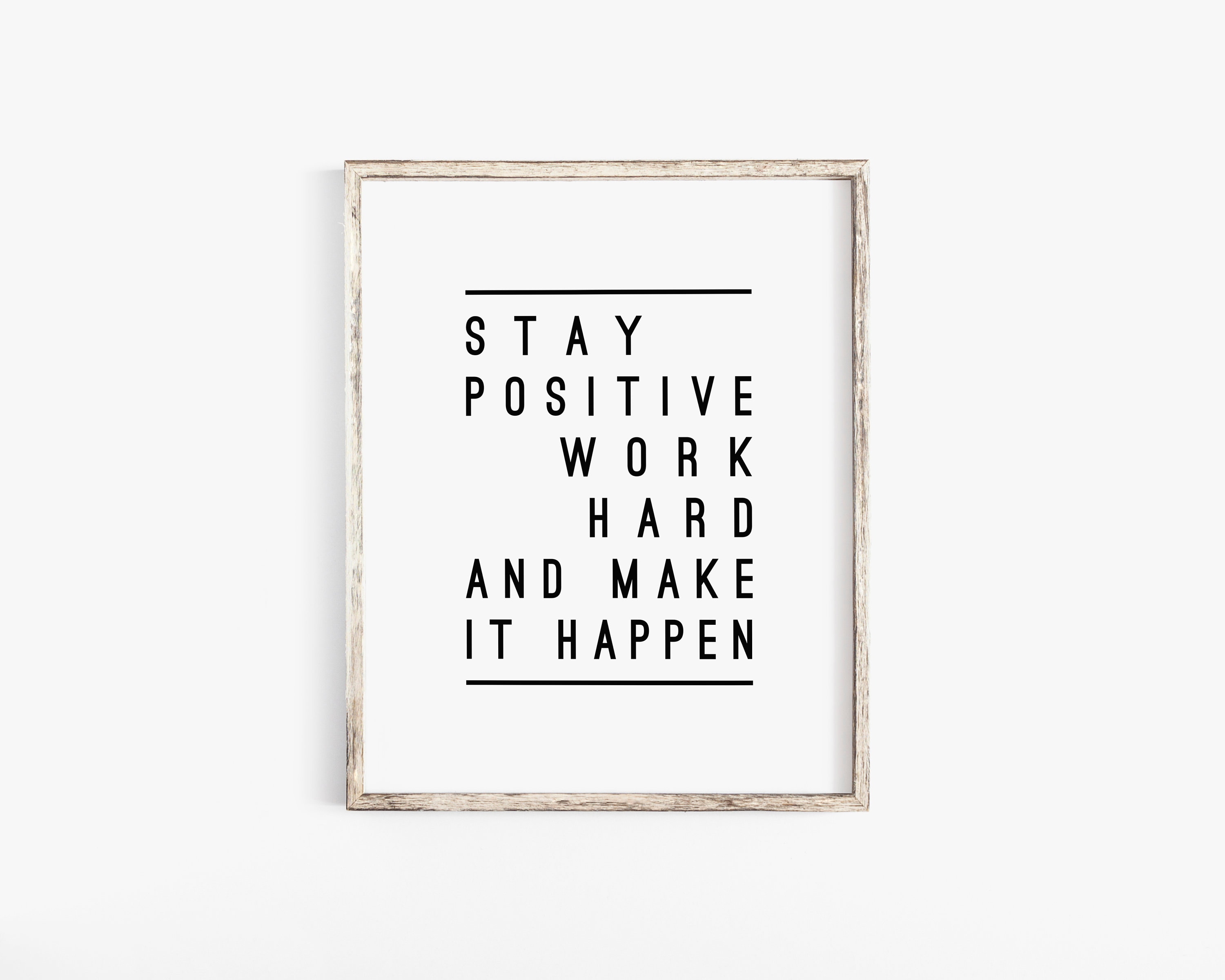 Motivational Quote Motivational Sign Positive Saying | Etsy