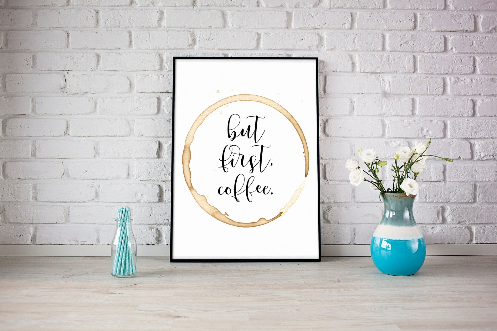 But First Coffee but First Coffee Sign PRINTABLE Art Coffee | Etsy