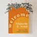 70's Welcome Sign Template, Retro Welcome Sign Editable Printable, 70's ...